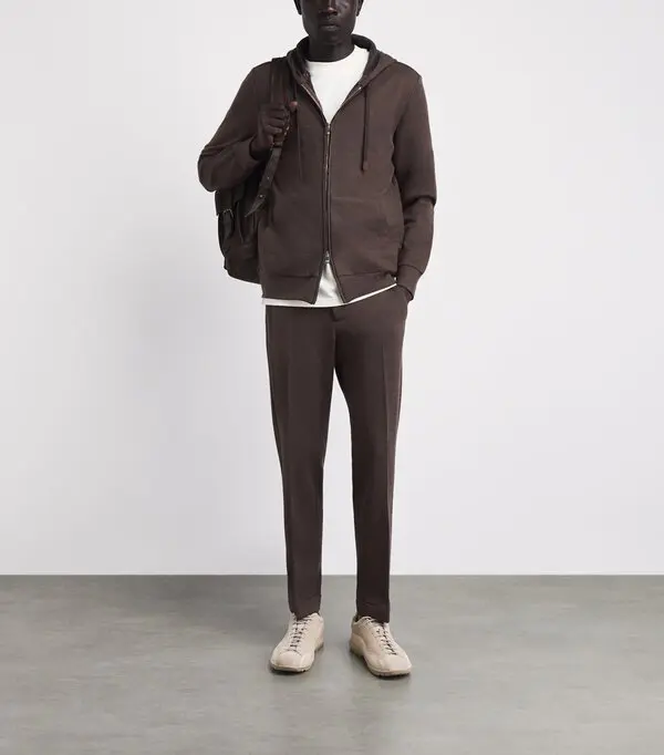 Marco Pescarolo Cashmere-blend Zip-up Hoodie