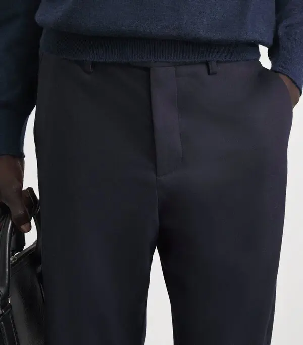 Marco Pescarolo Stretch Virgin Wool-cashmere Tailored Trousers