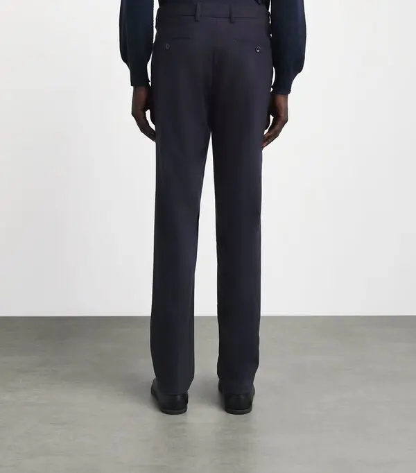 Marco Pescarolo Stretch Virgin Wool-cashmere Tailored Trousers