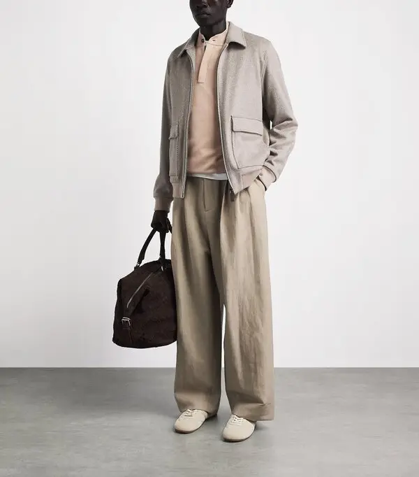 Colombo Cashmere Quarter-zip Sweater