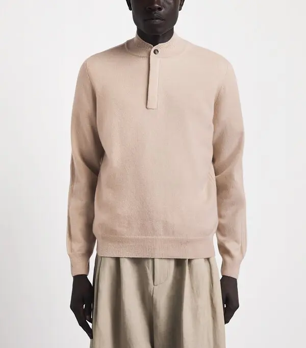 Colombo Cashmere Quarter-zip Sweater