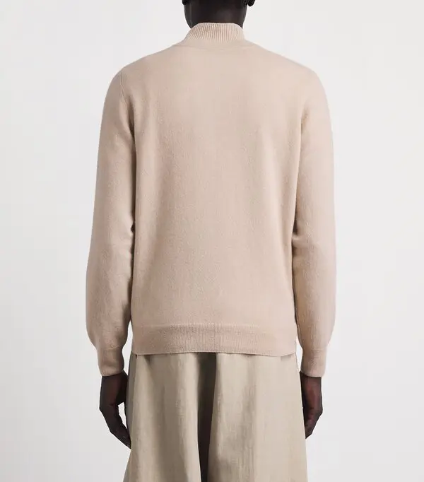 Colombo Cashmere Quarter-zip Sweater