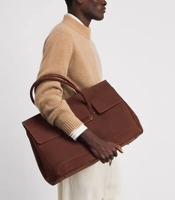 Colombo Suede Holdall Bag