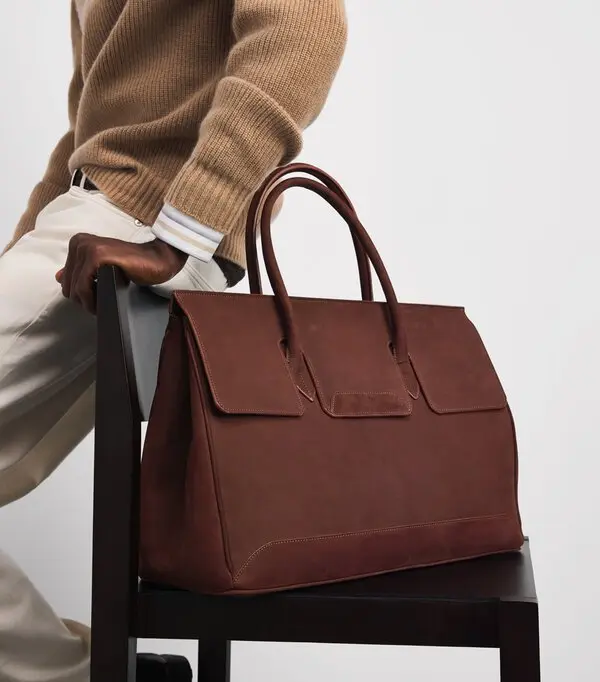 Colombo Suede Holdall Bag