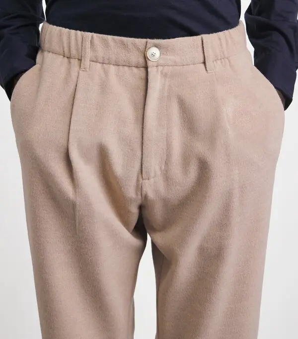 Herno Flannel Pleated Trousers