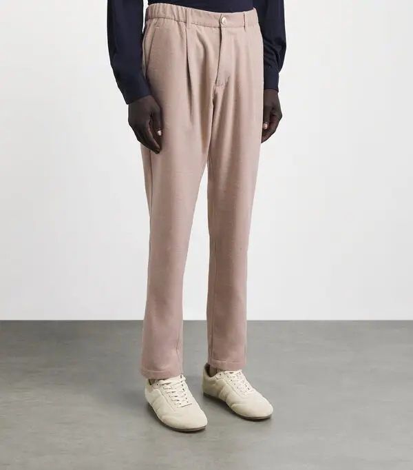 Herno Flannel Pleated Trousers