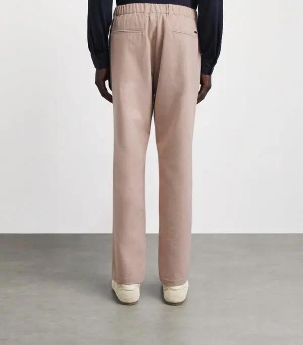 Herno Flannel Pleated Trousers