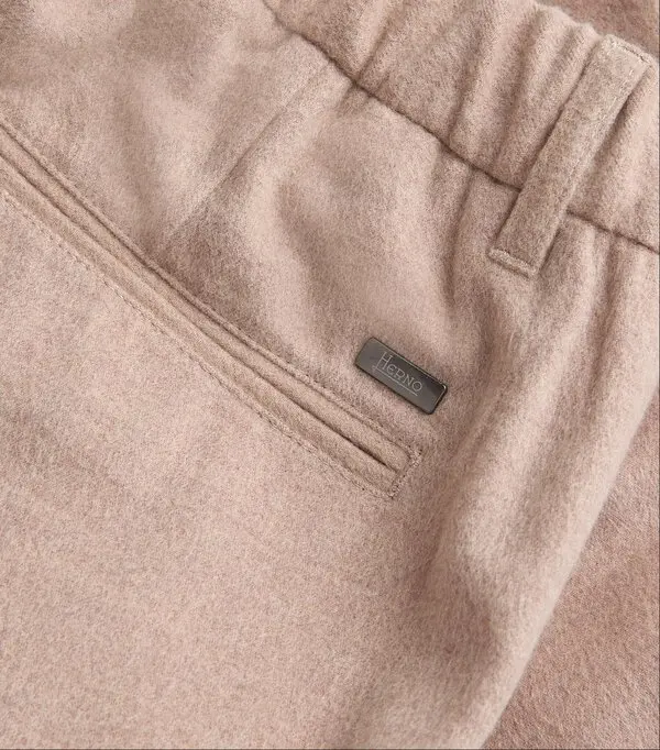 Herno Flannel Pleated Trousers