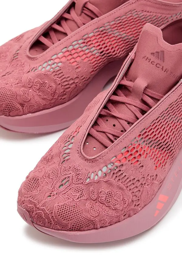 Stella McCartney Adidas X Adizero Mesh-knit Sneakers - Multicoloured