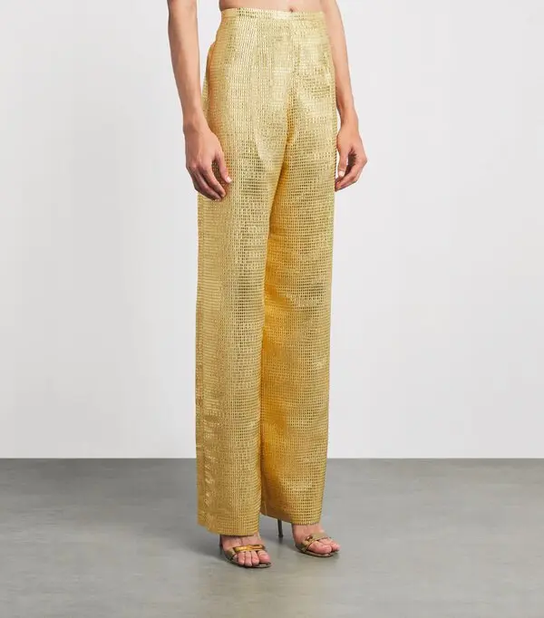 TALLER MARMO Marlene Sunrise Wide Leg Trousers