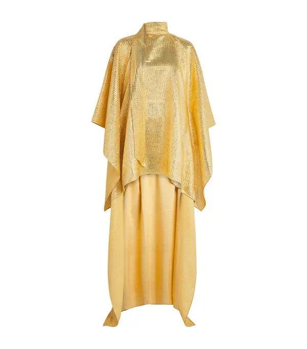 TALLER MARMO Silk-blend Denver Sunrise Kaftan Dress