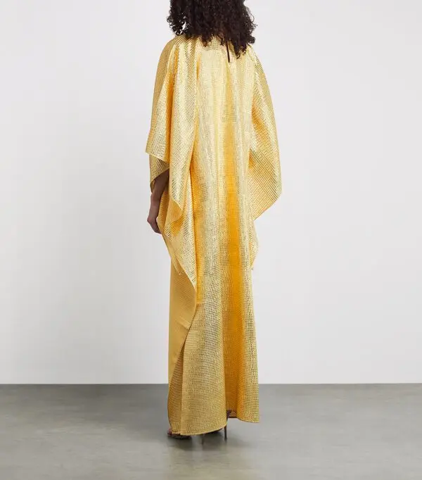 TALLER MARMO Silk-blend Denver Sunrise Kaftan Dress