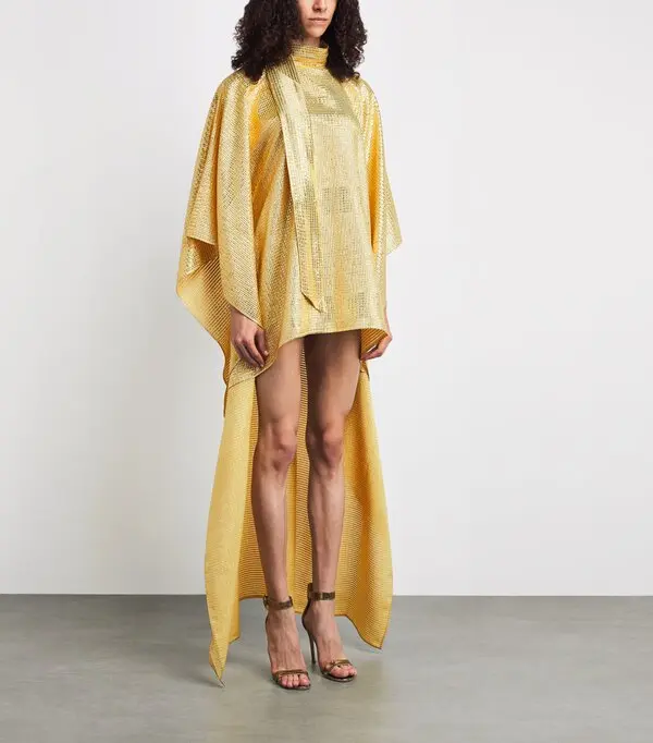TALLER MARMO Silk-blend Denver Sunrise Kaftan Dress