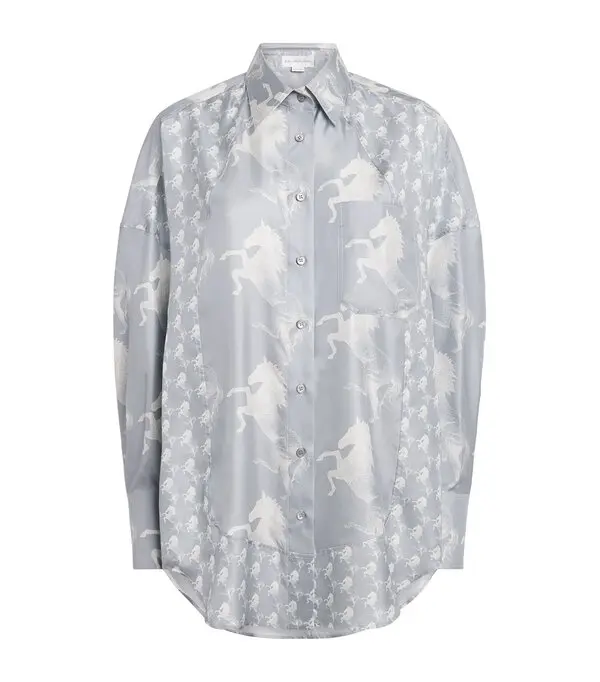 Stella McCartney Silk Unicorn Shirt