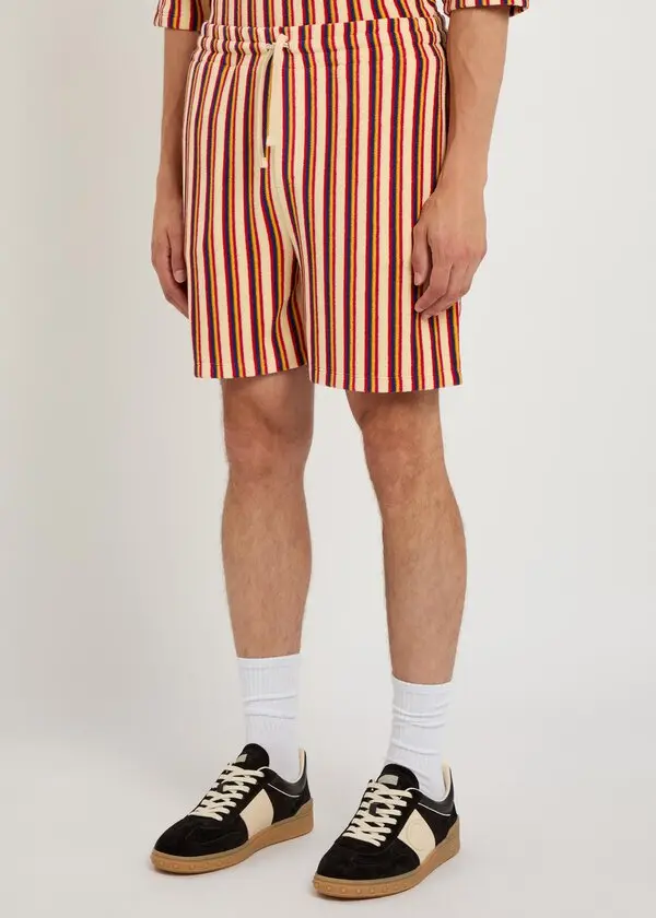 Valentino Garavani Striped Terry Shorts