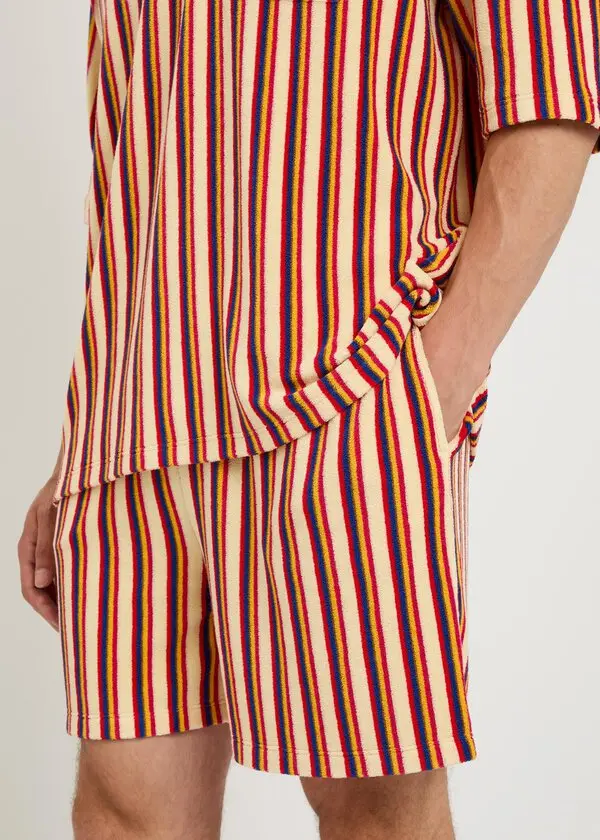 Valentino Garavani Striped Terry Shorts
