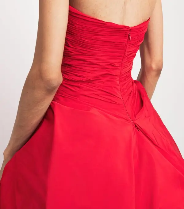 MARMAR HALIM Ruched Strapless Gown