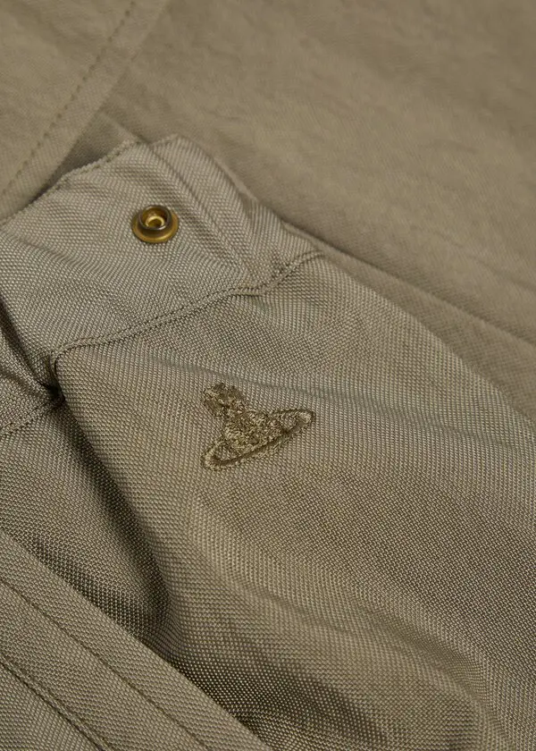 VIVIENNE WESTWOOD Cabarnet Panelled Canvas Cargo Trousers