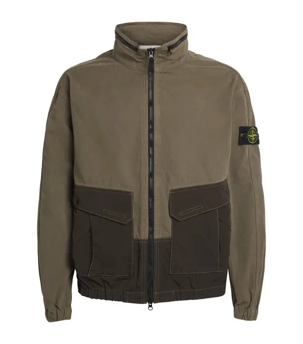 Stone Island Technical Nylon Zip-up Jacket