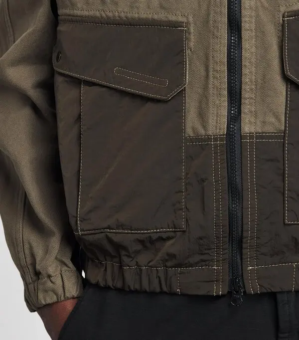 Stone Island Technical Nylon Zip-up Jacket