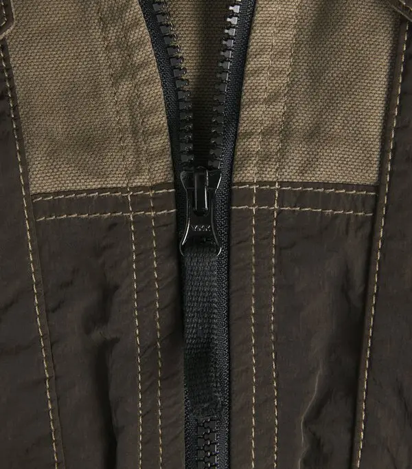 Stone Island Technical Nylon Zip-up Jacket