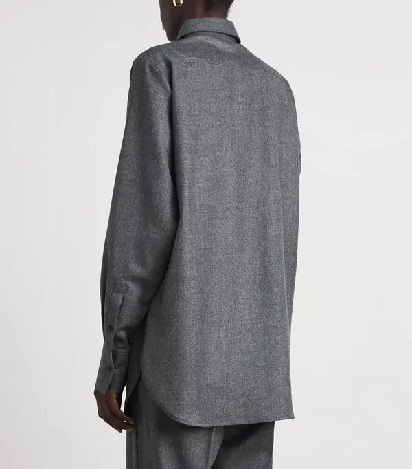 Kiton Virgin Wool Shirt