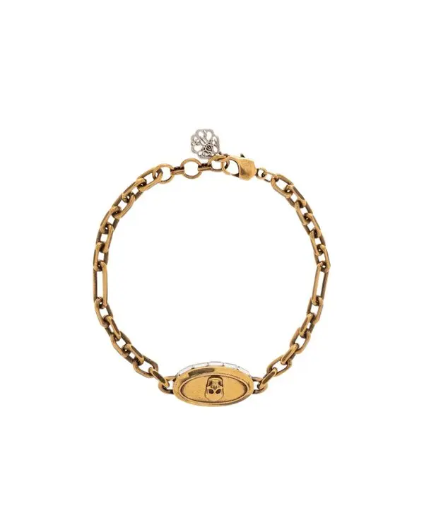 Alexander McQueen Skull Charm Link Bracelet