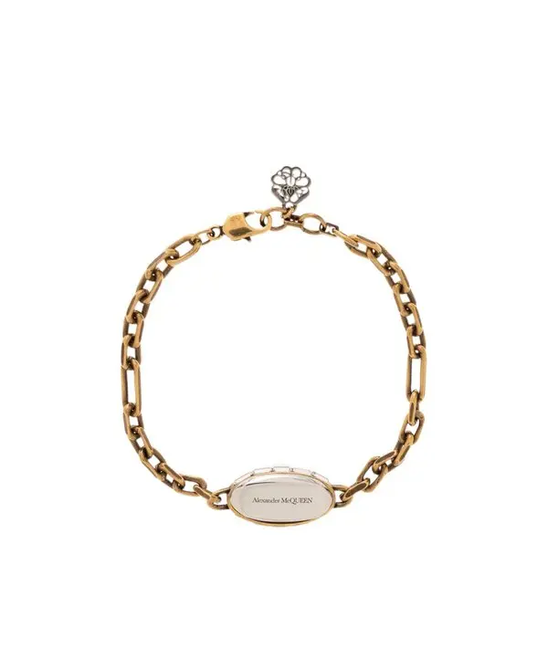 Alexander McQueen Skull Charm Link Bracelet