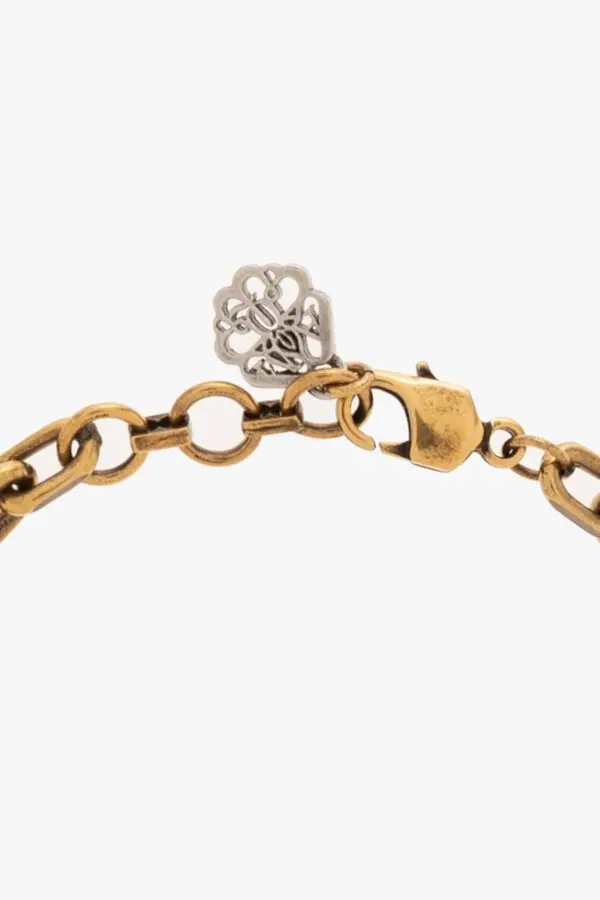 Alexander McQueen Skull Charm Link Bracelet