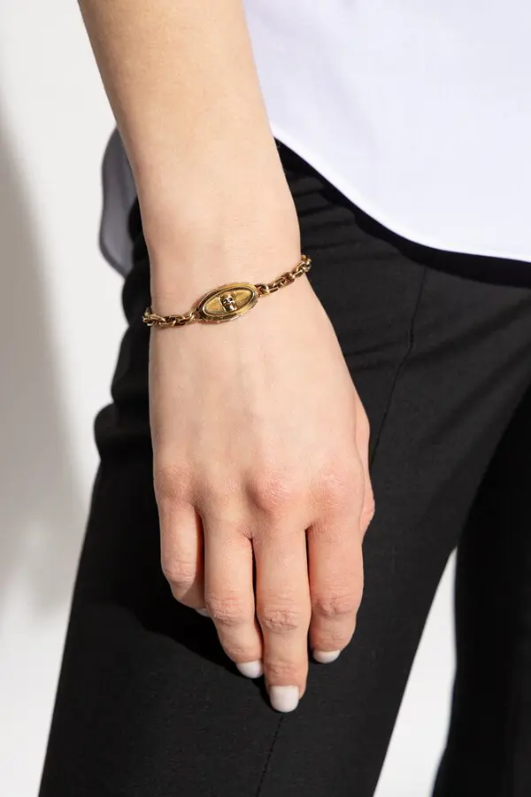 Alexander McQueen Skull Charm Link Bracelet