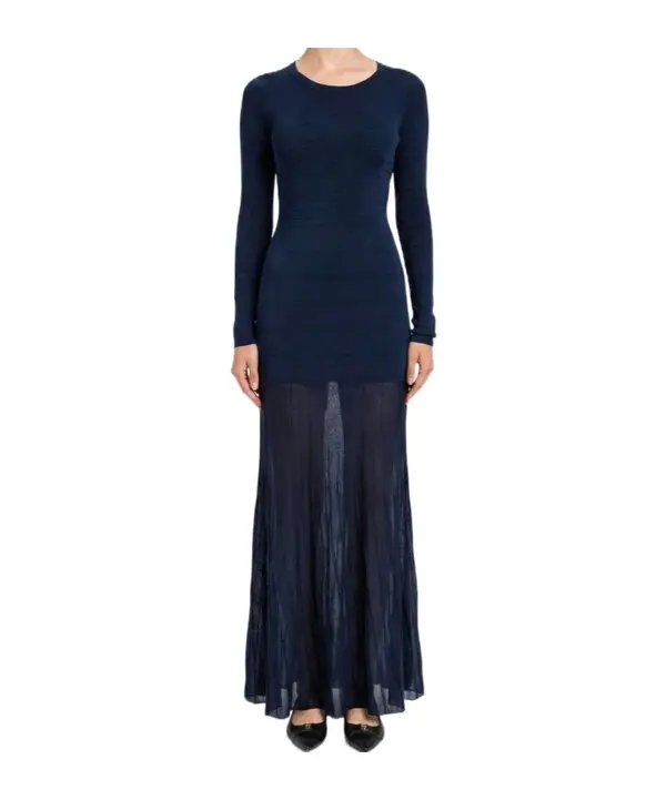 TWINSET Knitted Pleated Dress
