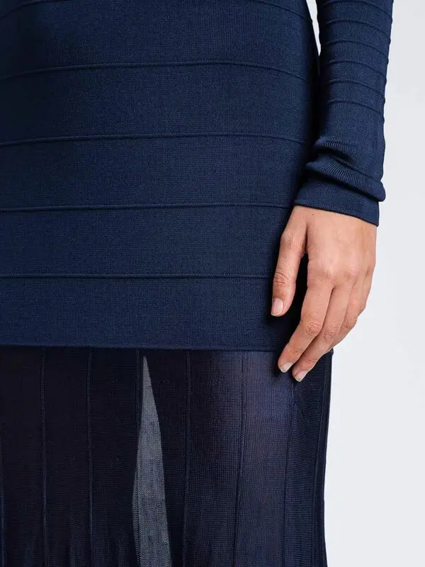 TWINSET Knitted Pleated Dress