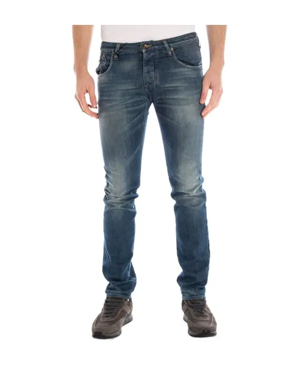 Emporio Armani Logo Jeans - Blue
