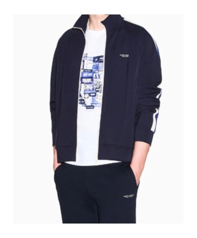 Armani Exchange Sweatshirt Stretch Modal With Cotton Lining