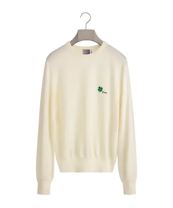 Dior Sweater With Clover Embroidery