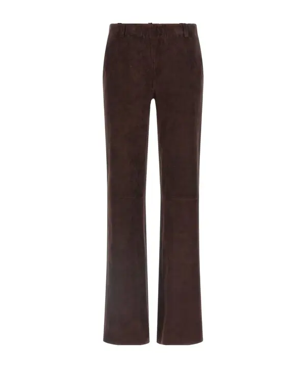 Stouls Flared Suede Trousers