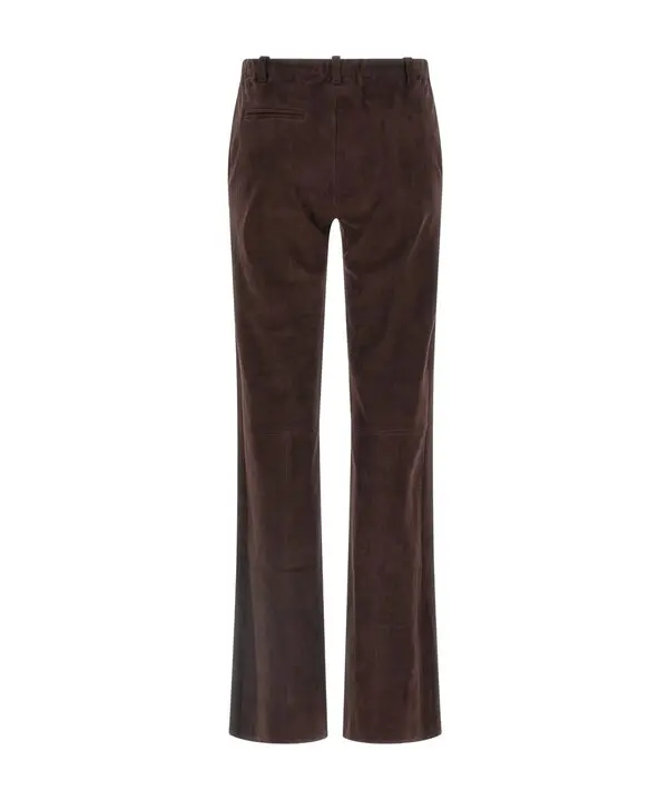 Stouls Flared Suede Trousers