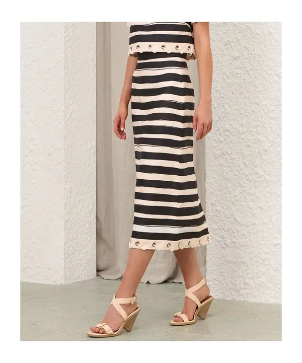 Zimmermann Rebellion Stripe Rope Skirt