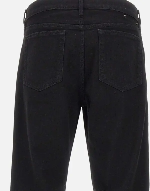 GOLDEN GOOSE Denim Straight-leg Trousers - Black