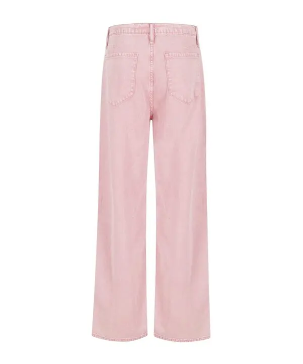 Rag & Bone Belted Waist Jeans - Pink