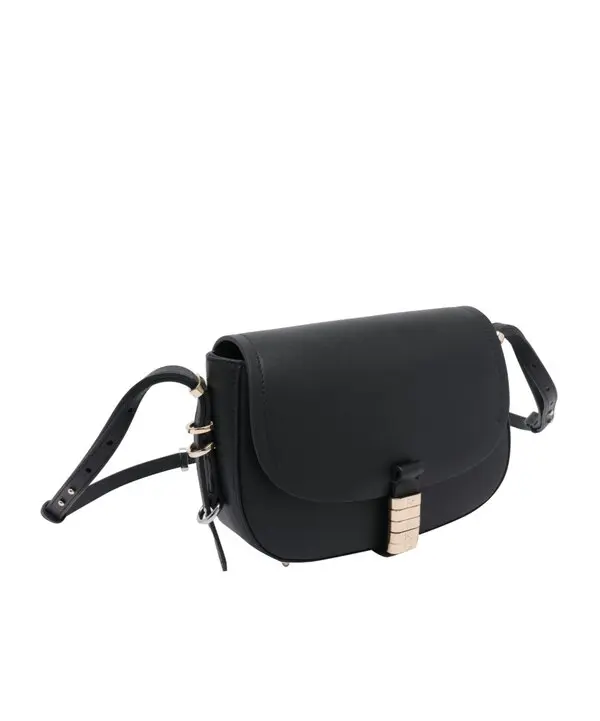 Pinko Saddle Foldover Top Mini Crossbody Bag