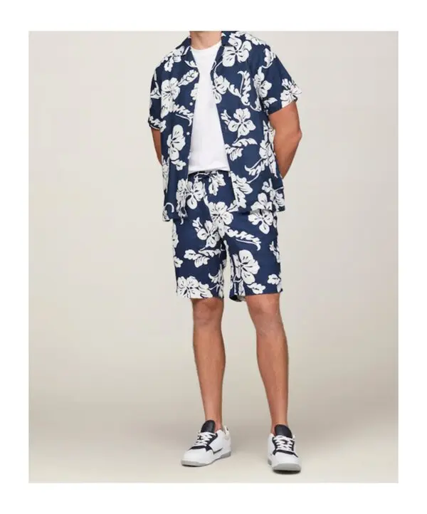 Tommy Hilfiger Floral Print Drawcord Shorts