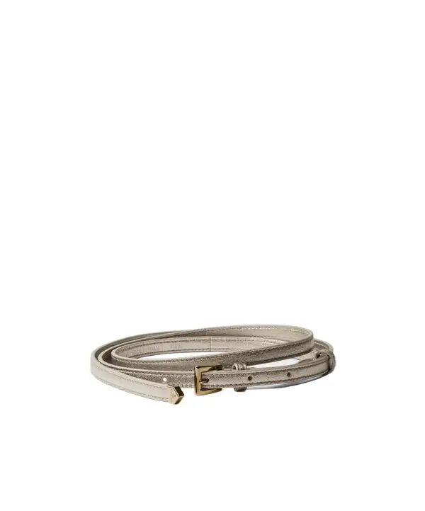 Prada Slim Buckle Belt - Pyrite