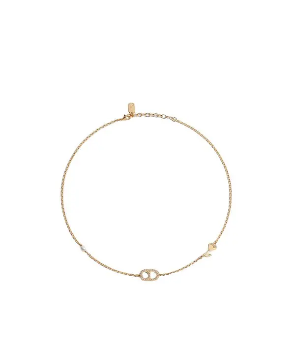 Dior Cd Lily Necklace