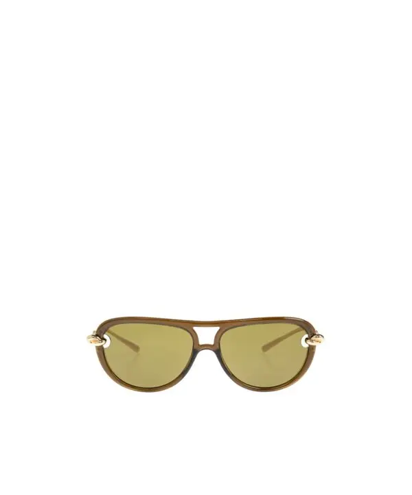 Bottega Veneta Aviator Sunglasses - Nude