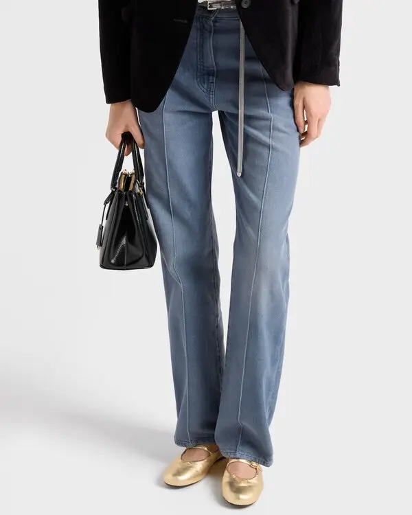 Prada Mordoré Nappa Leather Ballerinas