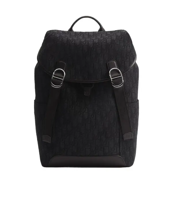 Dior Jett Backpack With Flap - Black