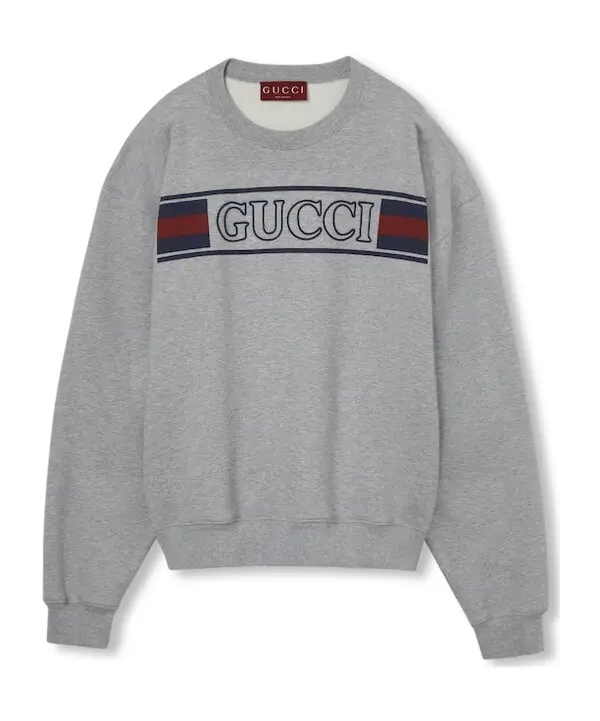 Gucci Embroidery Jersey Sweatshirt
