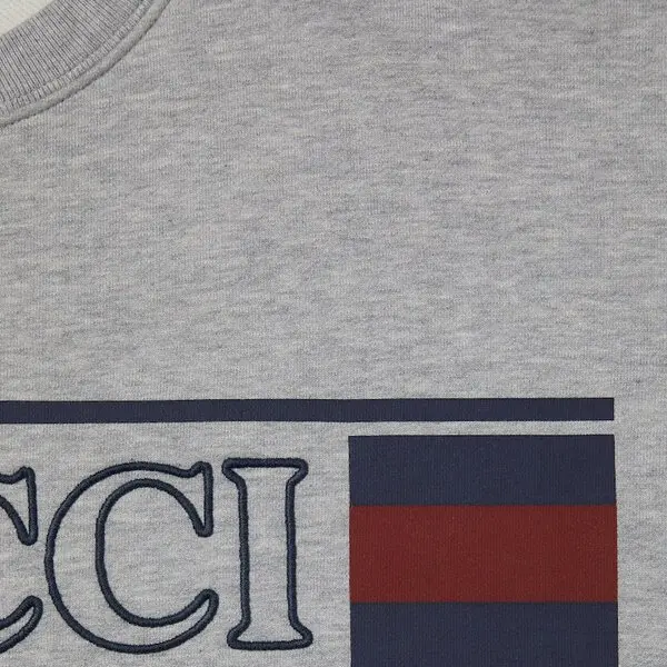 Gucci Embroidery Jersey Sweatshirt