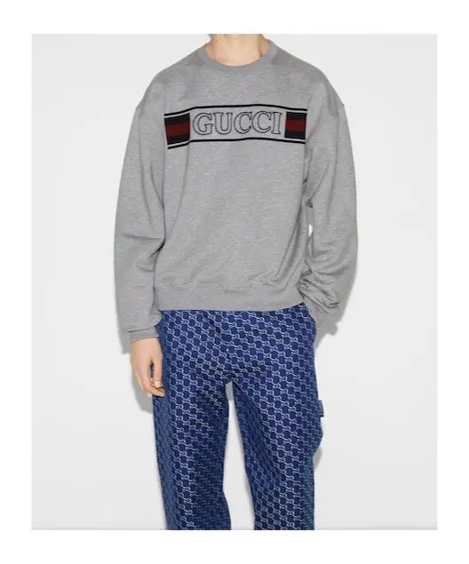 Gucci Embroidery Jersey Sweatshirt